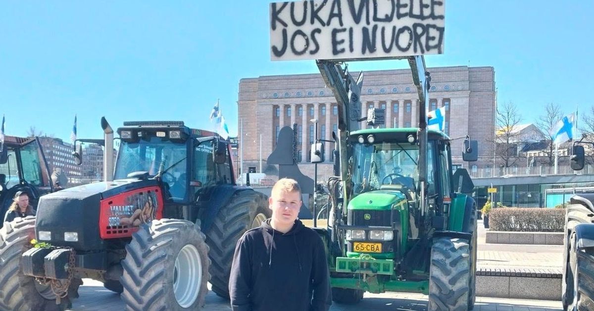 Miehikkäläläinen Tomas Harju unelmoi traktorimarssille pääsystä jo 6 ...