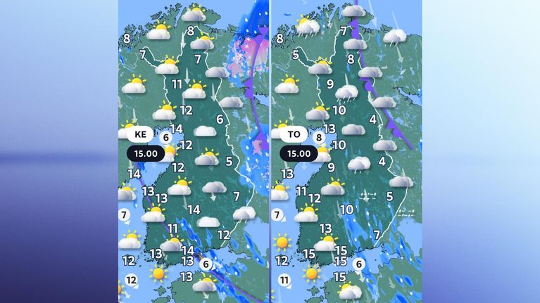 Viikonloppua kohden lämpenee ja tuuli rauhoittuu | Uutiset | Yle