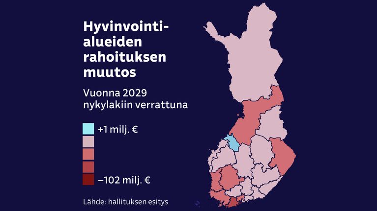 Vain yksi sote-alue säästyy rahoituksen leikkaukselta hallituksen ...