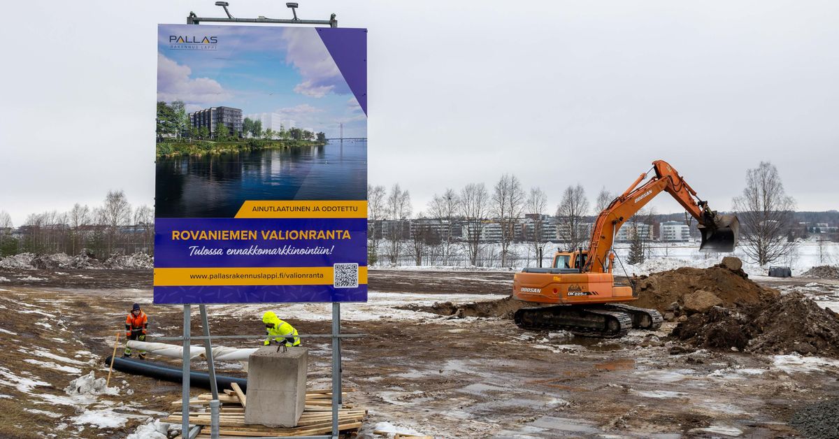 Kuokka iskettiin vihdoin maahan Valionrannassa: ensimmäisen kerrostalon ...