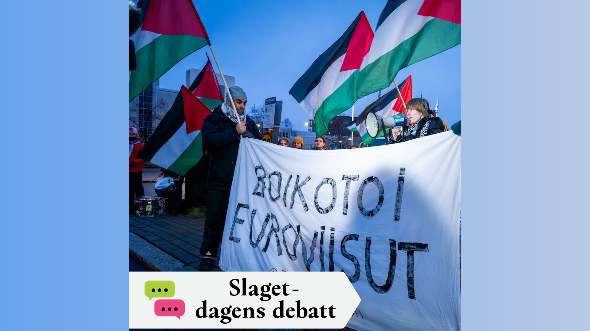 Är det rätt att Finland deltar i Eurovisionen när Israel är med ...
